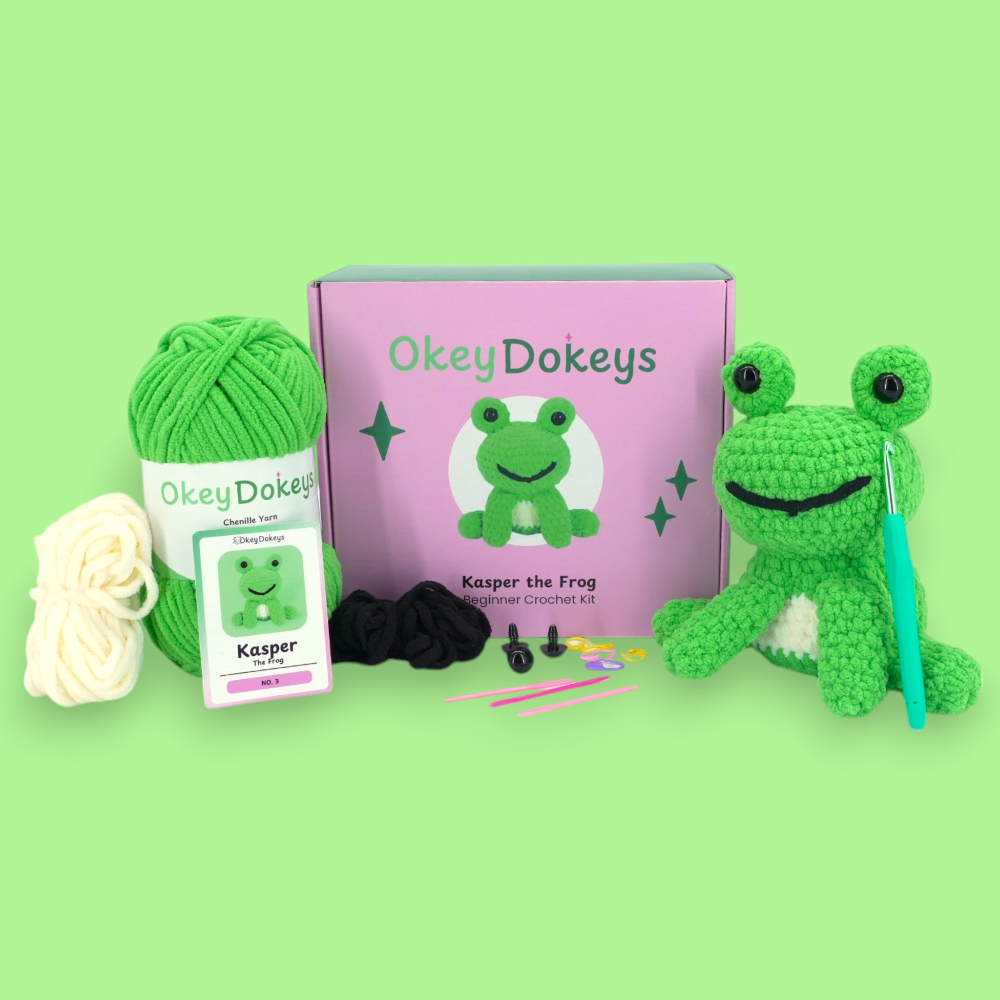 Crochet Frog Kit – Okey Dokeys